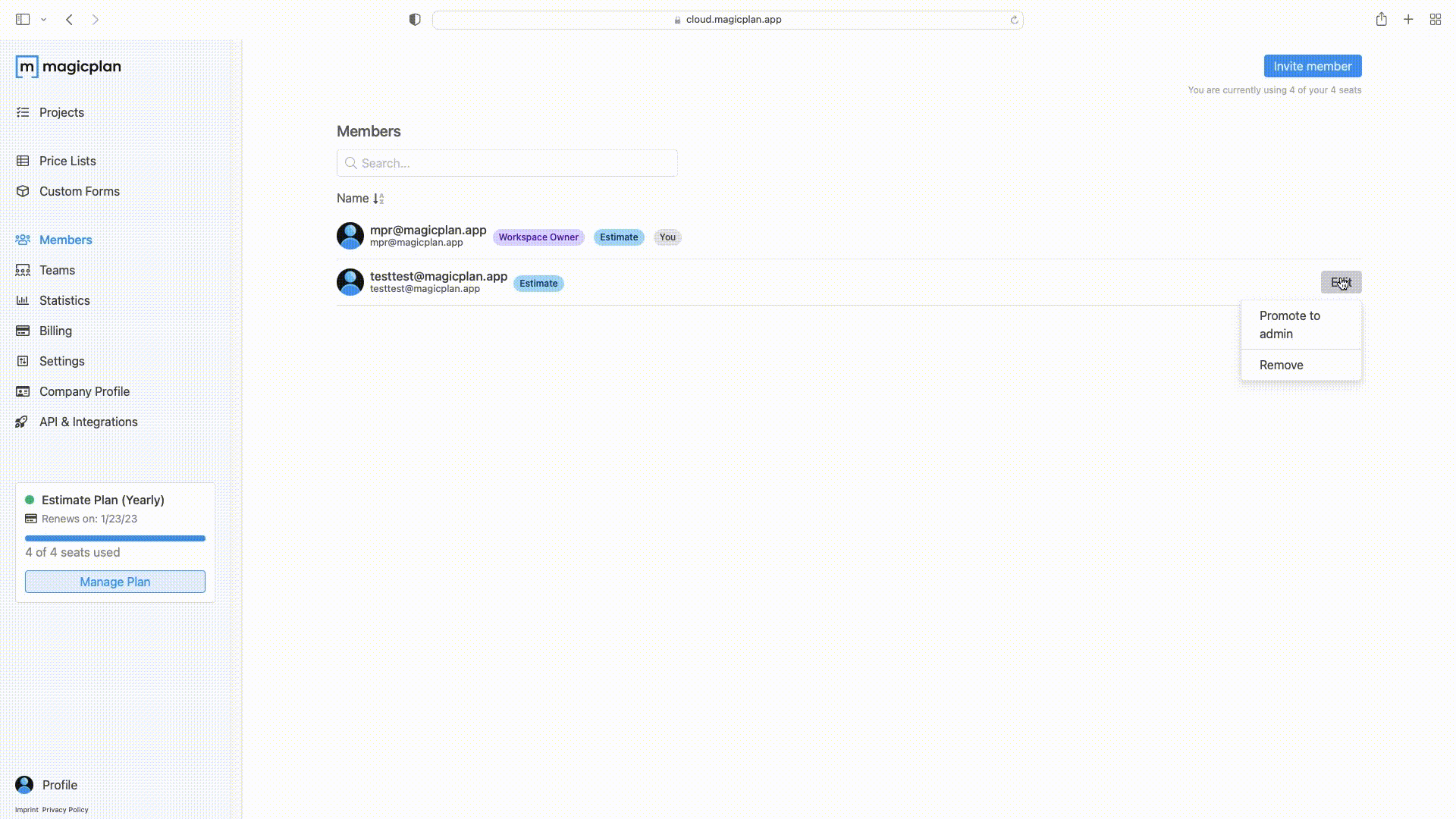 Add, Edit, and Remove Workspace Members Add, Edit, and Remove Workspace Members